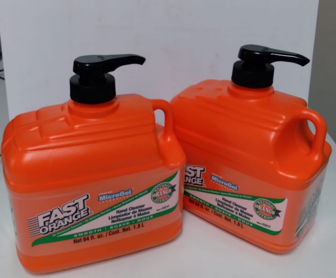 Desengrasante para Manos FAST ORANGE 1.8 L – Globall Abastecedora